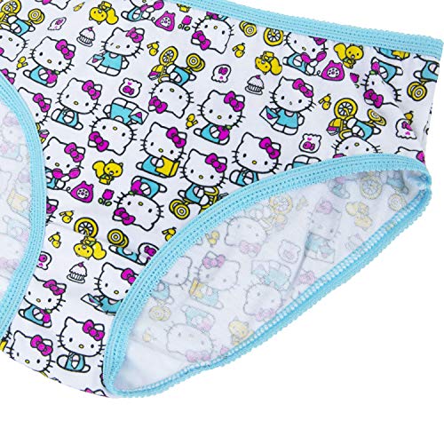 Hello Kitty Girls' Little 100% Combed Cotton Underwear in Sizes 2/3T, 4T, 4, 6 and 8, 7-Pack