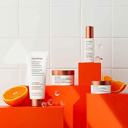 innisfree Tangerine Brightening & Pore Caring Sleeping Mask Treatment , 3.38 Fl Oz (Pack of 1)