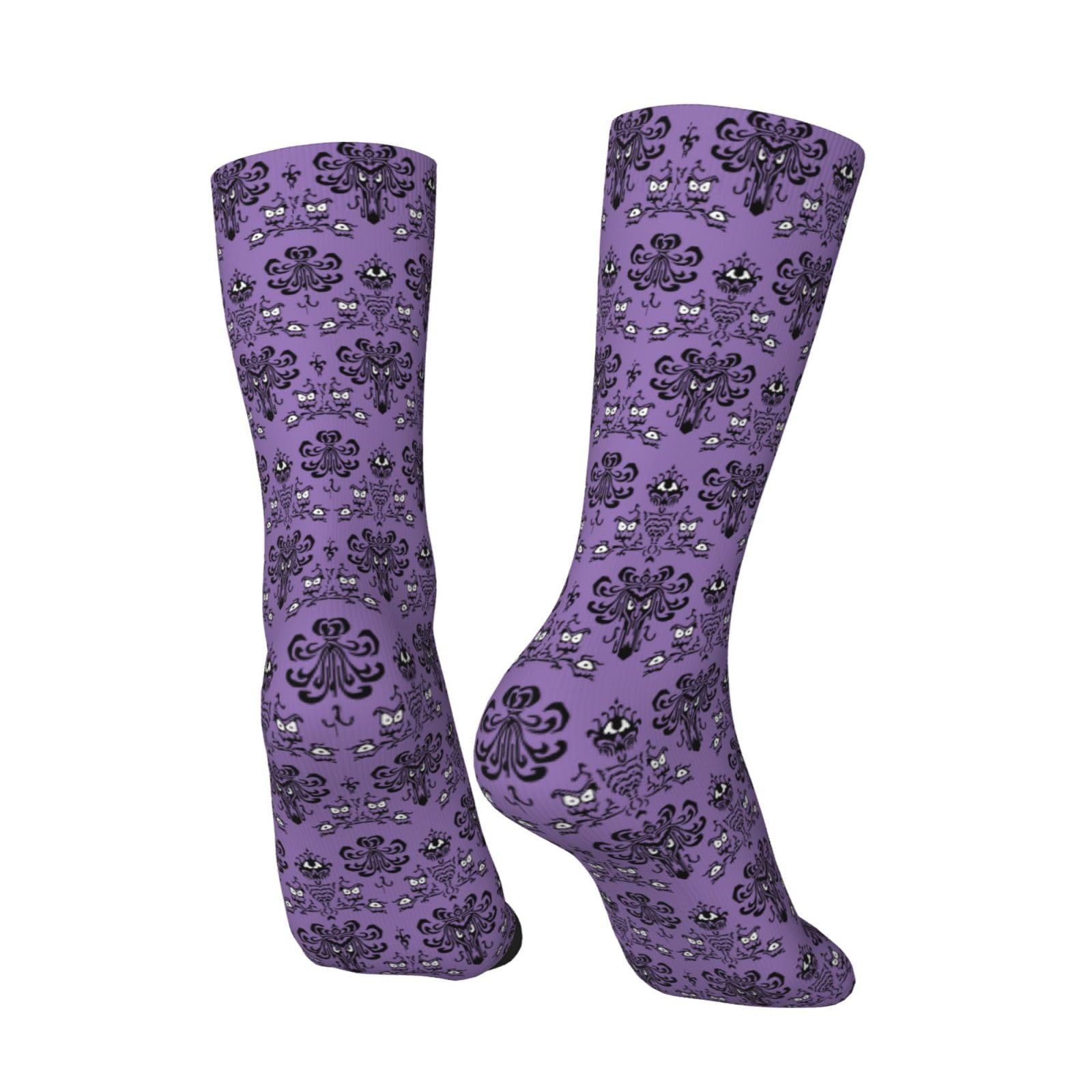Haunted the Mansion Cool Socks For Men Women Fun Novelty Crew Socks
