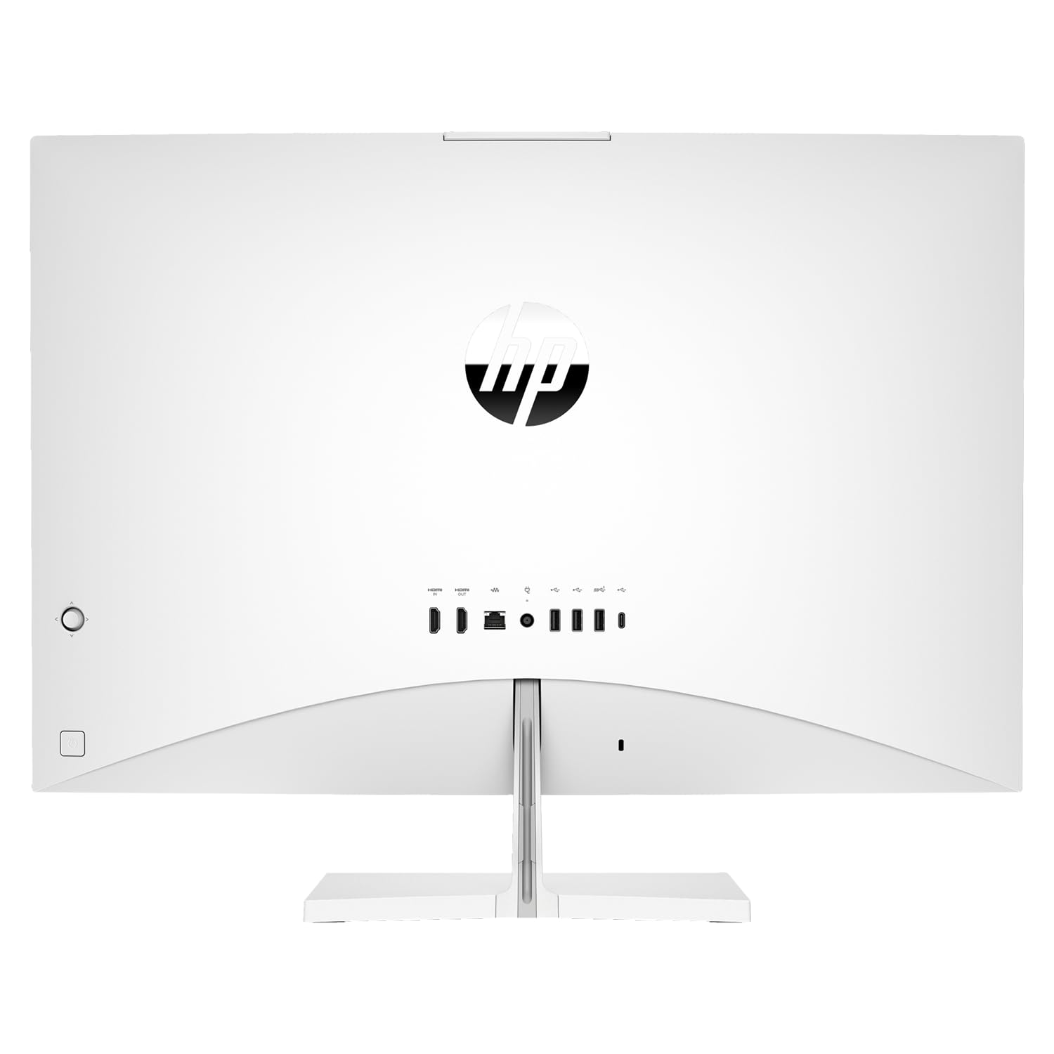 HP Pavilion All-in-One Desktop, 27” FHD Display, AMD Ryzen 5 5500U Processor, 32GB RAM, 2TB SSD, Wi-Fi 6, Webcam, HDMI, RJ-45, Wired KB & Mouse, Windows 11 Home, White