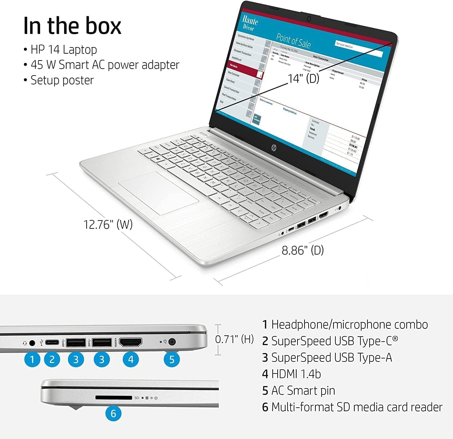 HP Newest Flagship 14" HD Business Laptop Computer, 4-Core i5-1135G7(Up to 4.2GHz, Beat i7-1060G7), 16GB RAM, 1TB PCIe SSD, Iris Xe Graphics, Webcam, WiFi, Bluetooth, Windows 11 Home, GM Accessory