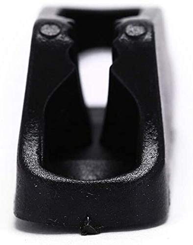 Kayak 2Pcs Black Nylon Self-Lock Rope Cord Tensioner Runner Accessories