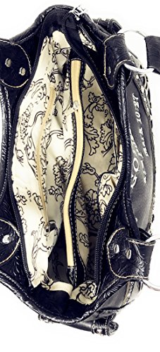 Western Style Embroidery Scripture Women Rhinestone Cross Bible Cover Book Case Crossbody Handbag Wallet in 5 Colors (Beige Handbag only)