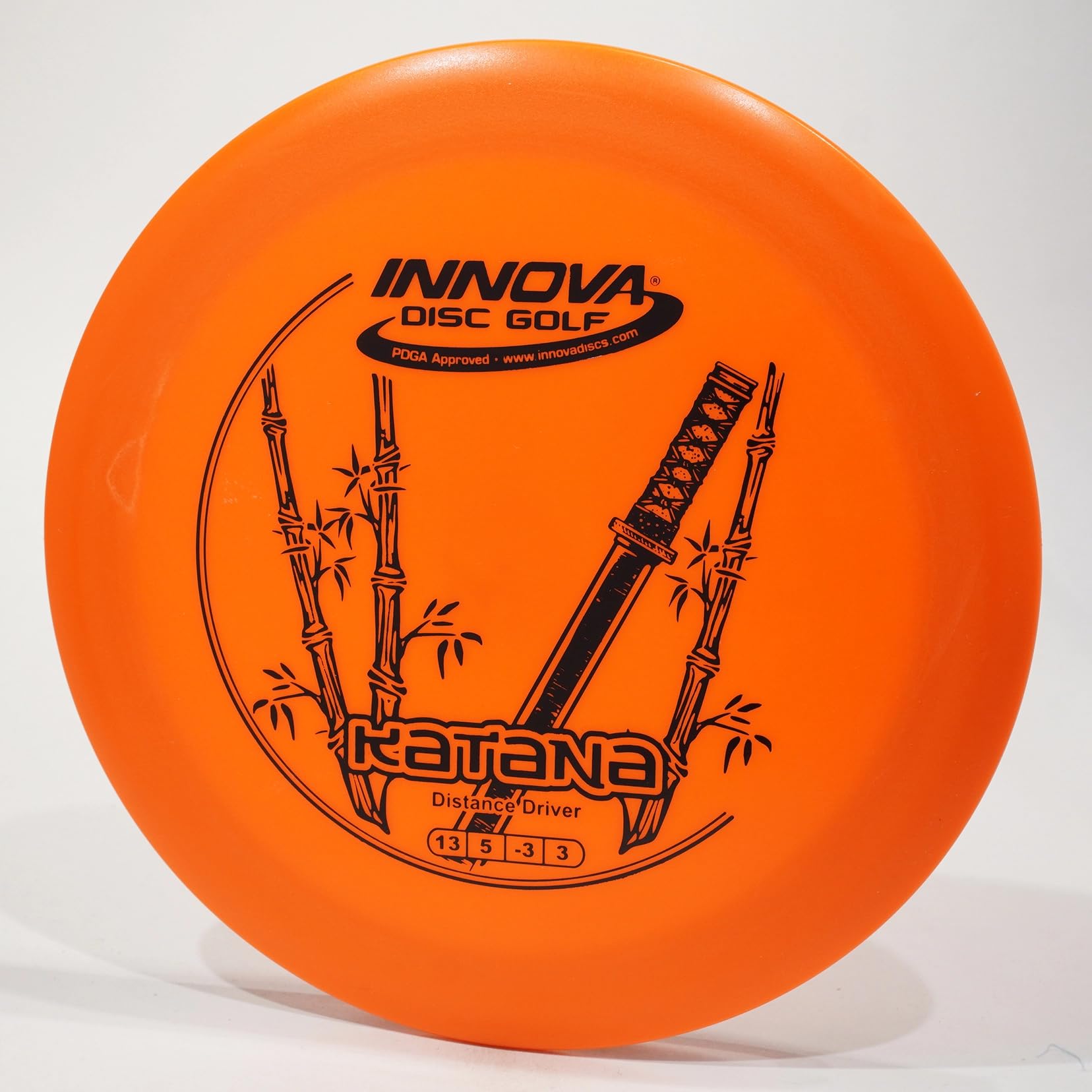 Innova Katana (DX) Distance Driver Golf Disc, Pick Weight/Color [Stamp & Exact Color May Vary] Orange 160-166 Grams