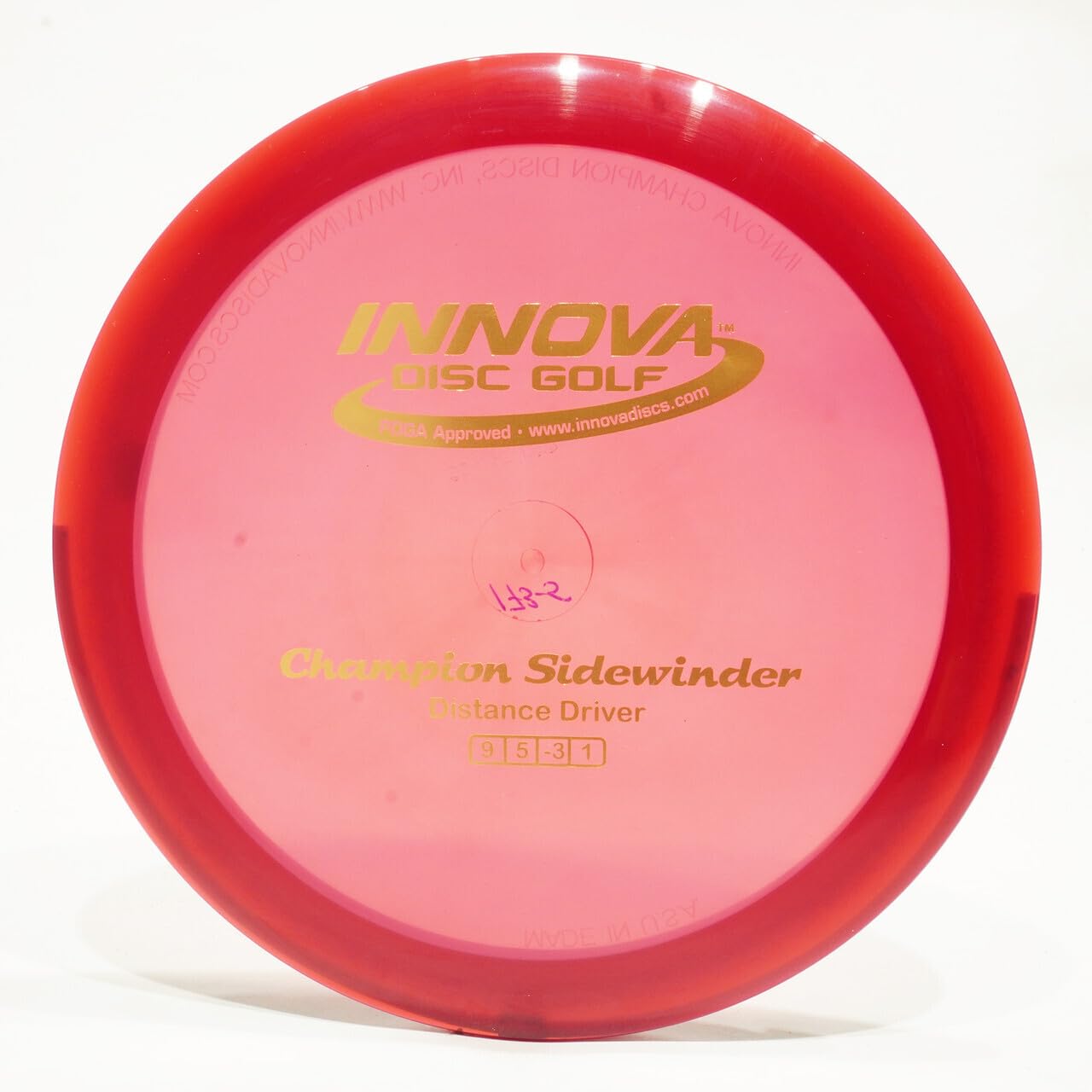 Innova Sidewinder (Champion) Driver Golf Disc, Pick Weight/Color [Stamp & Exact Color May Vary] Pink 173-175 Grams