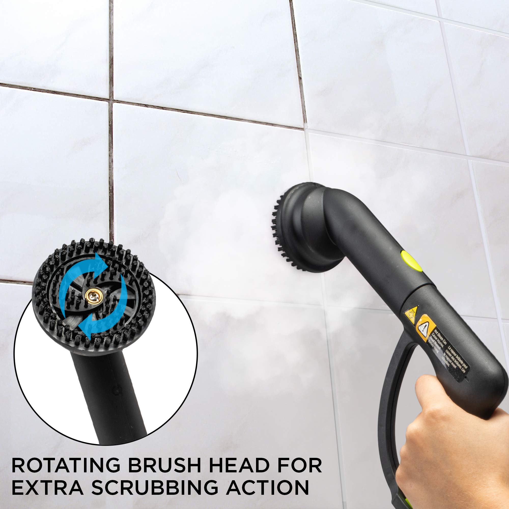 Ivation IVASTEAMR20 1800W Canister Steam Cleaner
