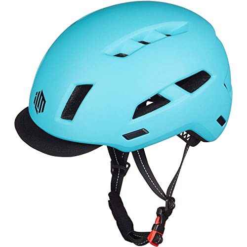 ILM Adult Bike Helmet Commuter Bicycle Cycling MTB Helmets with Adjustable Regulator for Unisex Adults (Blue, L/XL)