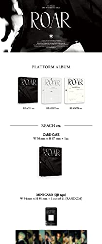 THE BOYZ BE AWAKE ROAR 8th Mini Album Platform Version Card case+Mini QR type card+Official photocard+Selfie photocard+Sticker+Tracking Sealed (SET(REACH+REALIZE+REASON))