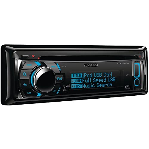 Kenwood KDC-448U In-Dash CD Receiver with LCD Display (Renewed)