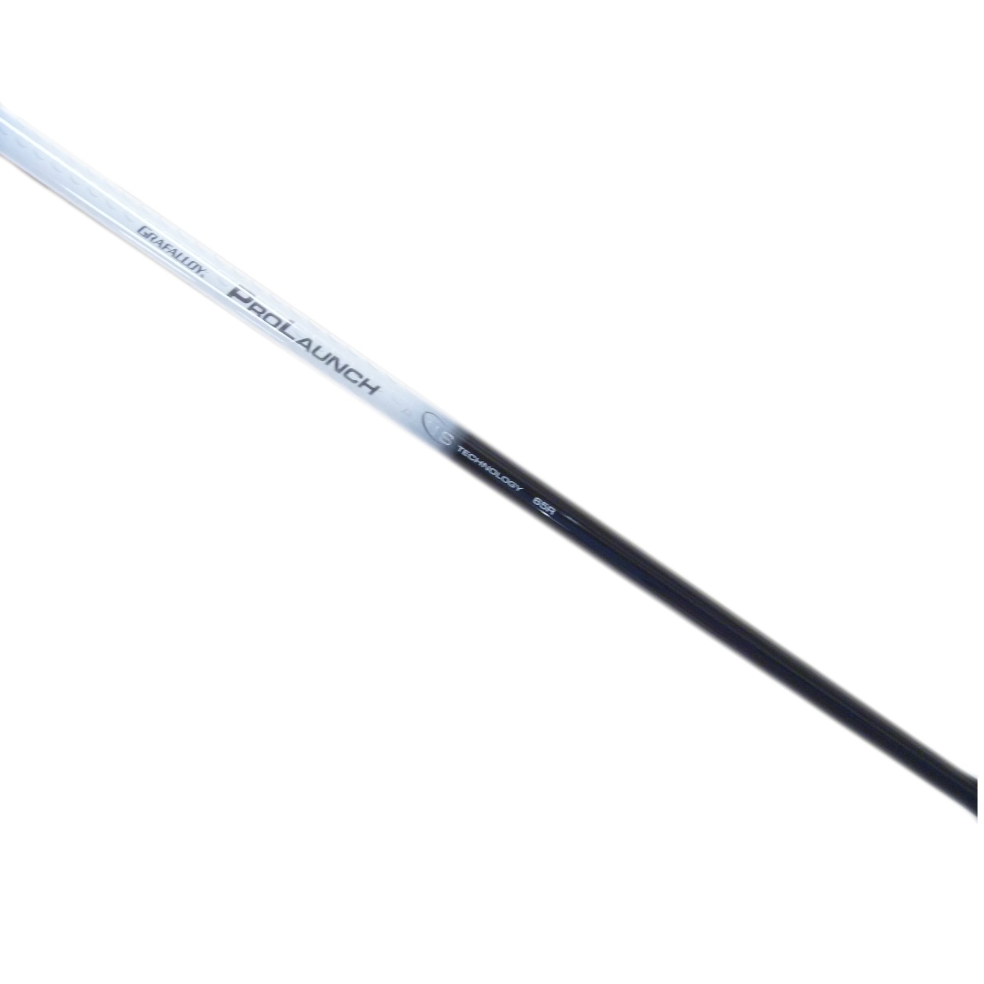 Grafalloy Prolaunch Axis White Regular Flex Driver Shaft with Taylormade M1 M2 Adapter and Grip Ltd. Edition