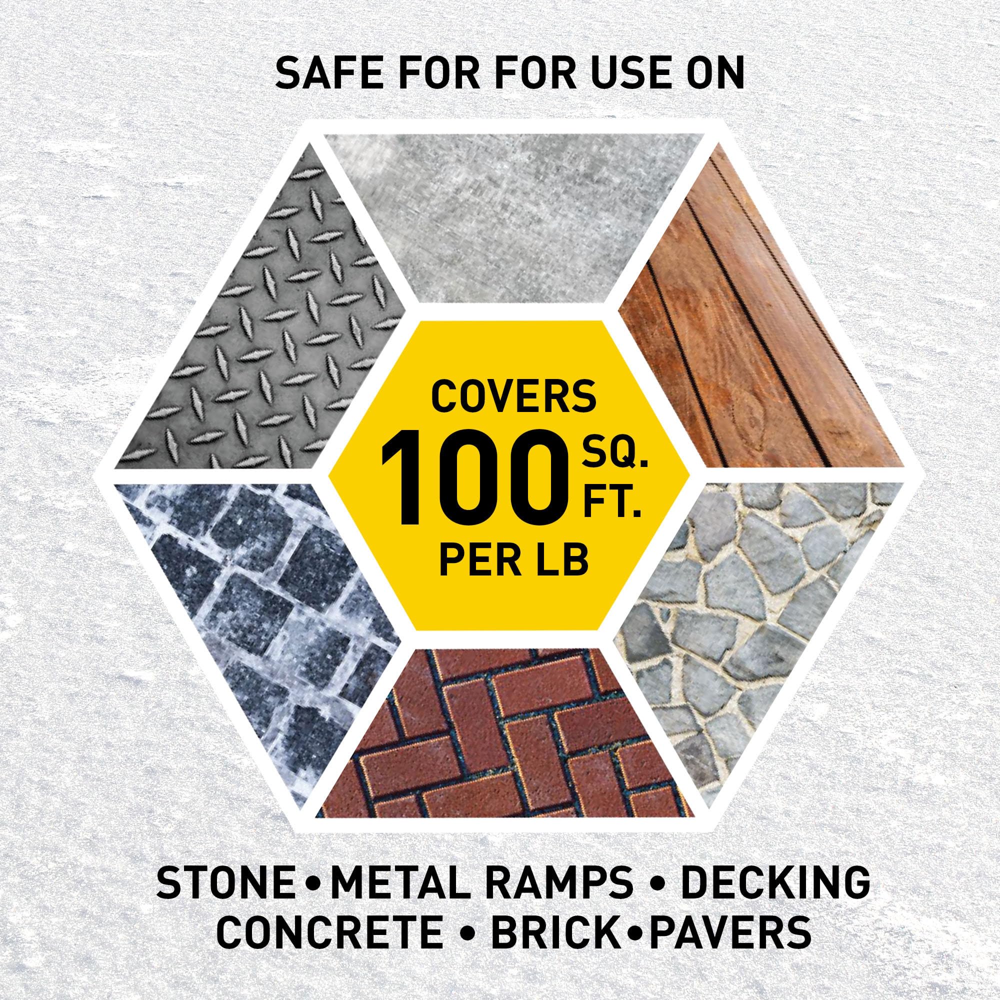 Safe Paw Pet Friendly Concrete Safe Powerful Salt Free Ice Melt for Driveways, Sidewalks, and Various Terrain, 22 Pound Flexicube (2 Pack)
