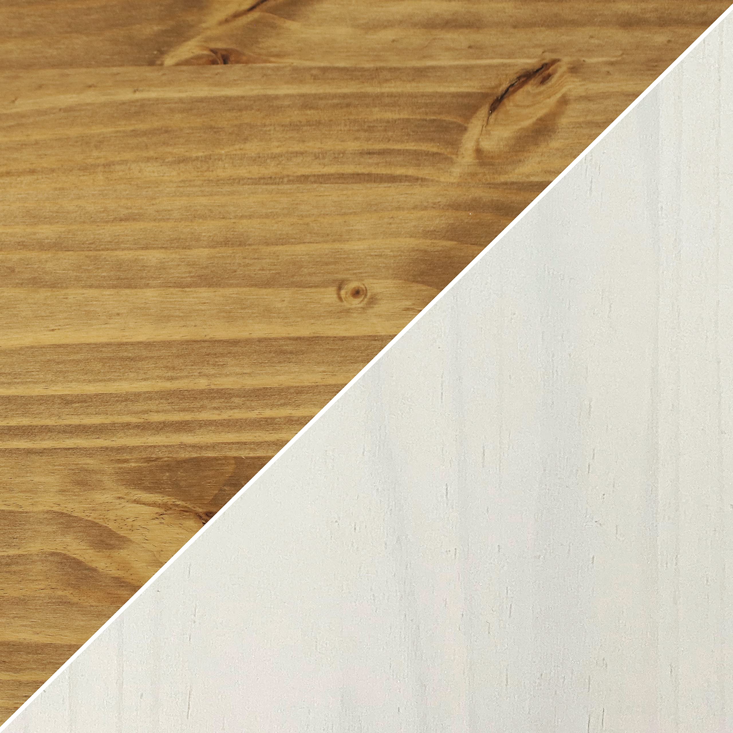 Sunnydaze 31.5-Inch H Kitchen Sideboard Cabinet with 2 Drawers and 2 Doors - Solid Pine Construction with White Finish