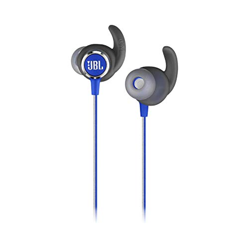 JBL Reflect Mini 2 Wireless in-Ear Sport Headphones with Three-Button Remote and Microphone - Blue (Renewed)