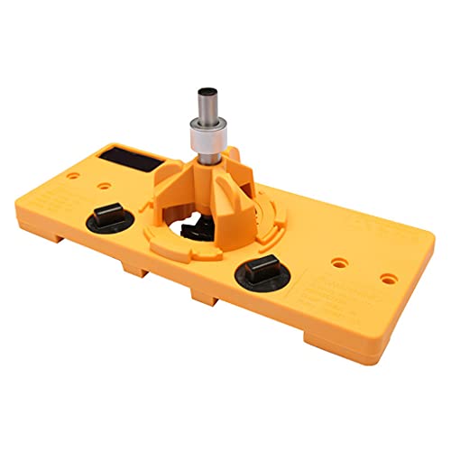 Hinge Drilling Jig 15mm-35mm Hole Opener Positioning Dowel Jig Kit Wood Cutter Jig Guide Sleeve Locator Tool Hinge Hole Opener 15-35mm Doweling Jig Kit Joinery Boring Hole Drill Guide