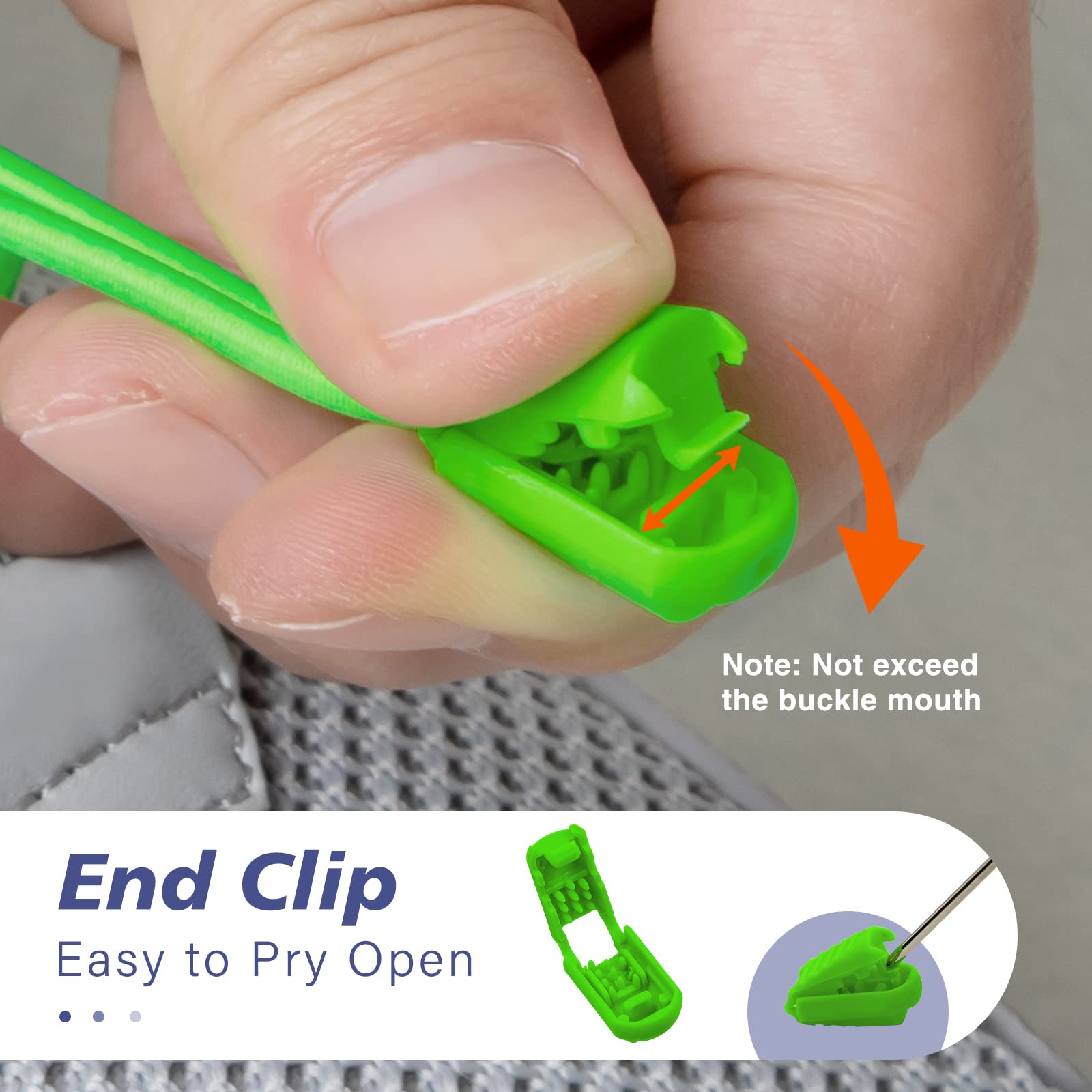 INMAKER No Tie Shoe Laces for Sneakers, Elastic Shoelaces for Kids and Adults