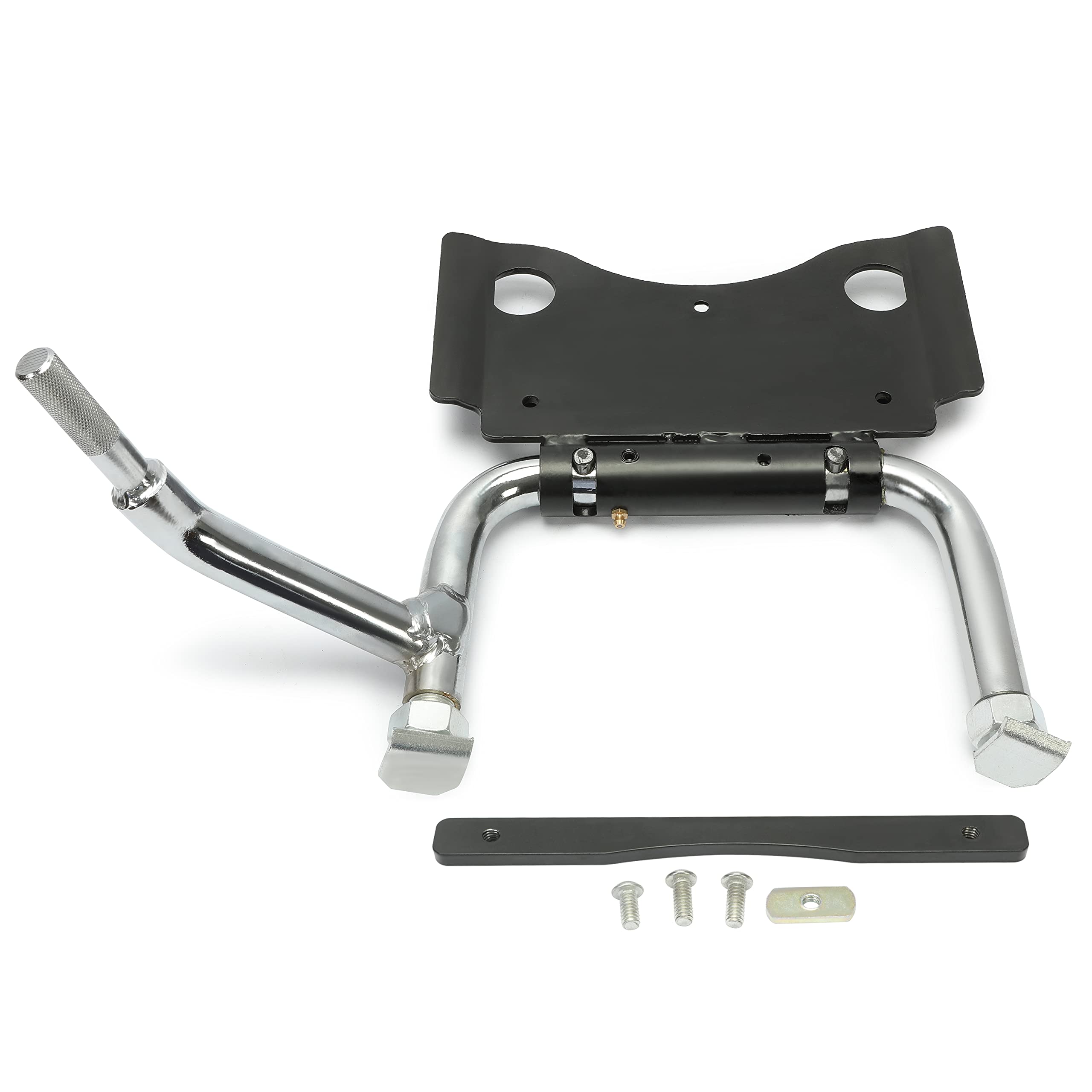 KUAFU Adjustable Center Stand Compatible with 2009-UP Harley-Davidson CVO Road Glide, Electra Glide, Road Glide, Road King, Street Glide, Ultra Limited Replacement for 91573-09A