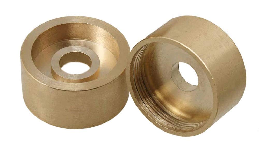 Jiayouy 9Pcs Trumpet Valve Finger Buttons Valve Cap Screw Trumpet Repair Part Golden