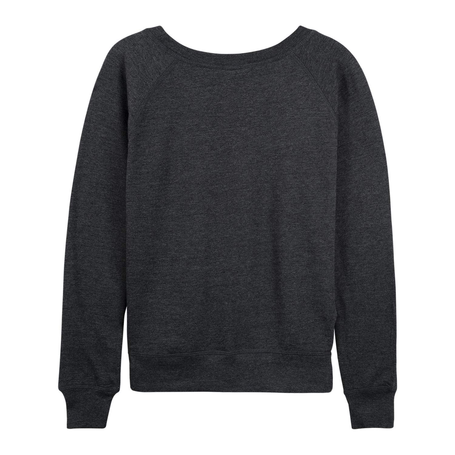 Instant Message - It's Football Y'all - Ladies Lightweight French Terry Pullover - Size X-Large Heather Charcoal