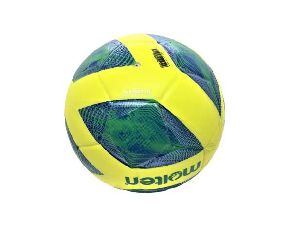 Molten F9A1500 Laminated PVC Futsal Ball, Blue-Lime Size 4