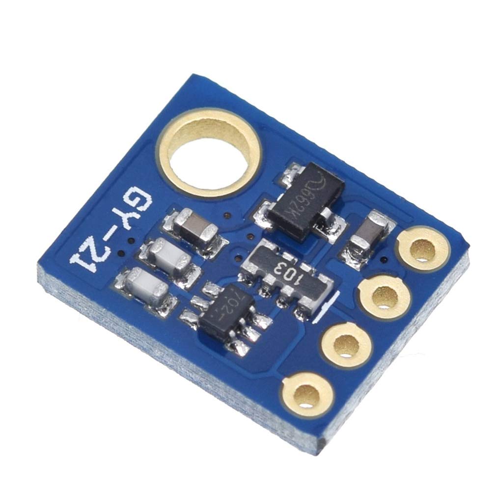 HiLetgo 2pcs Si7021 GY-21 Industrial High Precision Humidity Sensor I2C IIC Interface for Arduino Low Power CMOS IC Module