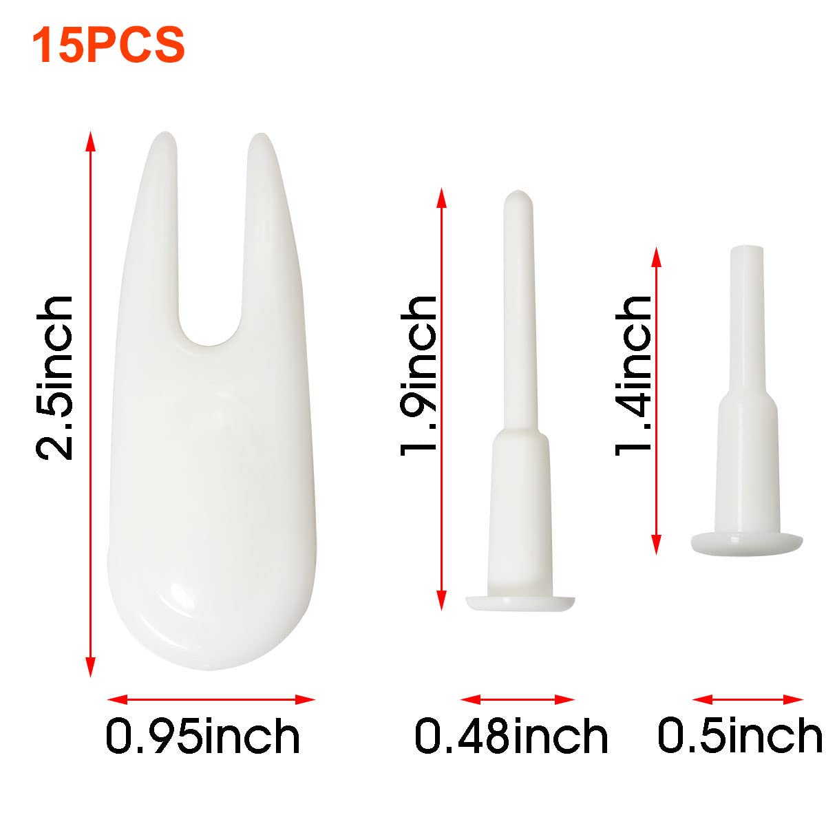 JJHXSM 15pcs Air Stopper Plug Pin Kit with Short/Long Air Stopper Plugs for Yoga Ball Inflatable Bed Pool