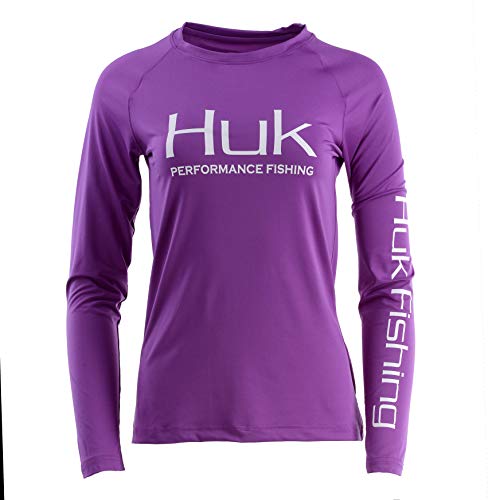 HUK Women's Pursuit Long Sleeve Performance Shirt + Sun Protection