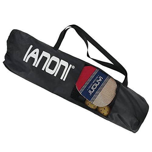KUIWA Pickleball Net Set with 4 Paddles(Includes Metal Frame +10FT Pickleball Net + 4 Pickleball Paddles + 4 Pickleball Balls + Rules Sheet in Carry Bag)