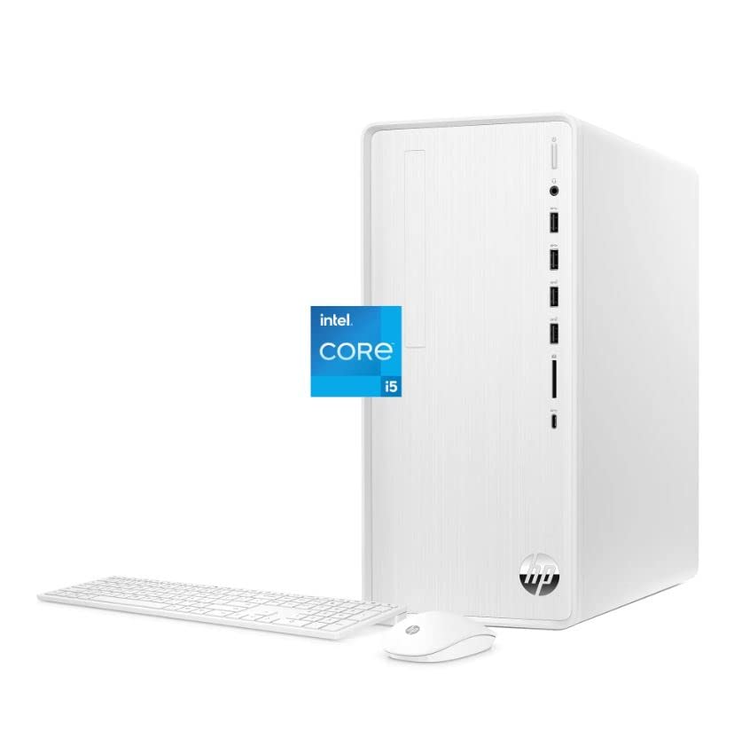 HP TP01-3003w Pavilion Desktop Intel Core i5-12400 2.5GHz 12GB Ram 512GB SSD WiFi BT Windows 11 Home(Renewed)