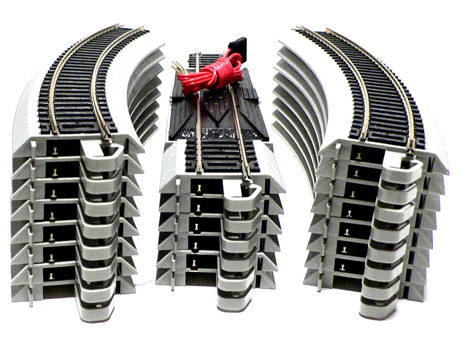 HO Scale Bachmann Nickel Silver EZ Track 44 X 82 Offset Oval Layout for Model Railroad Trains