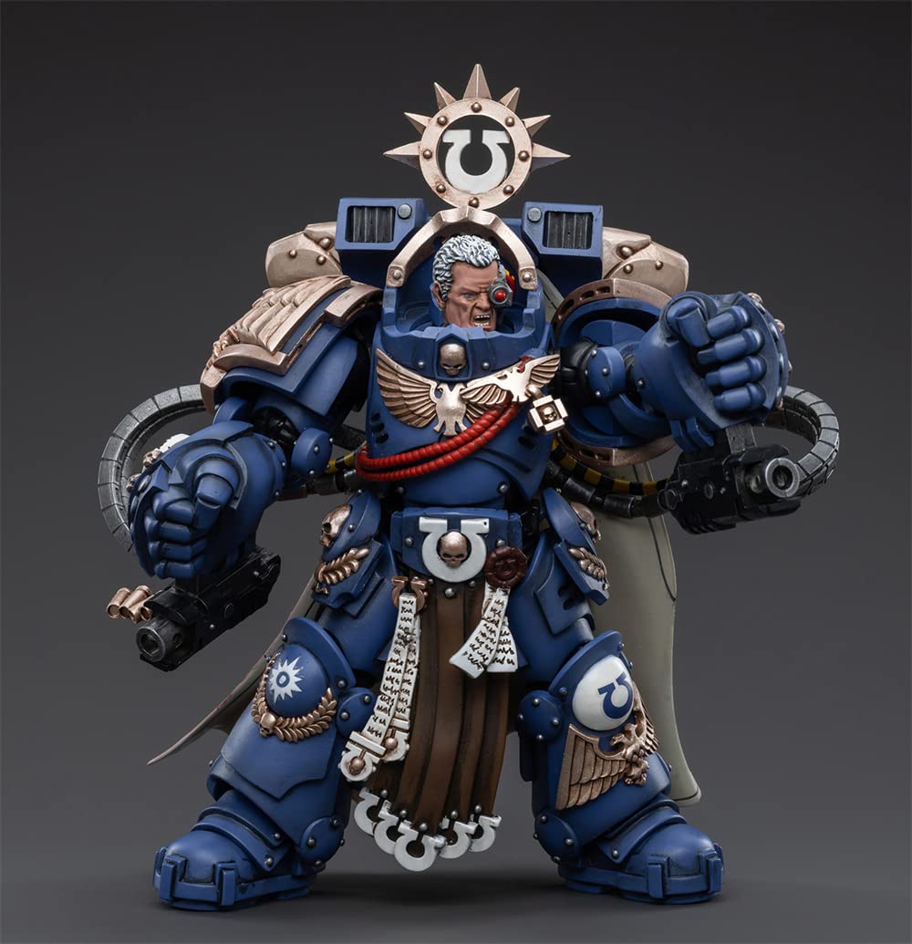 HiPlay JoyToy Warhammer 40K Ultramarines Chapter Master Marneus Calgar 1:18 Scale Collectible Action Figure