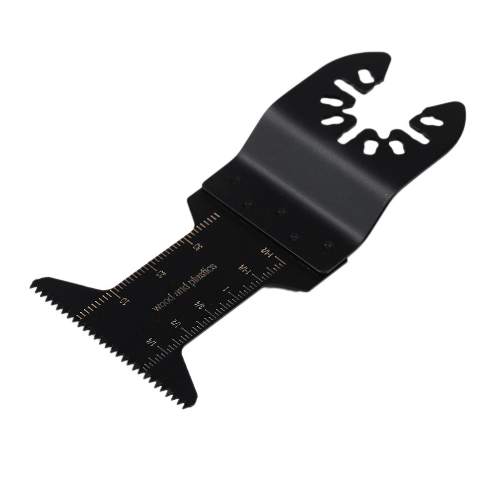 HIFROM (4 Set) Wood/Precision Japan Tooth Oscillating Multitool Quick Release Saw Blades Compatible with Fein Porter Cable Bosch Dremel Craftsman Multi Tool