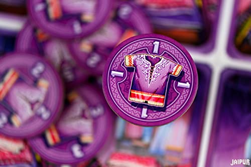 Jaipur Board Game - Strategy Trading Game for Ages 10+, 2 Players, 30 Min Playtime, New Edition by Space Cowboys