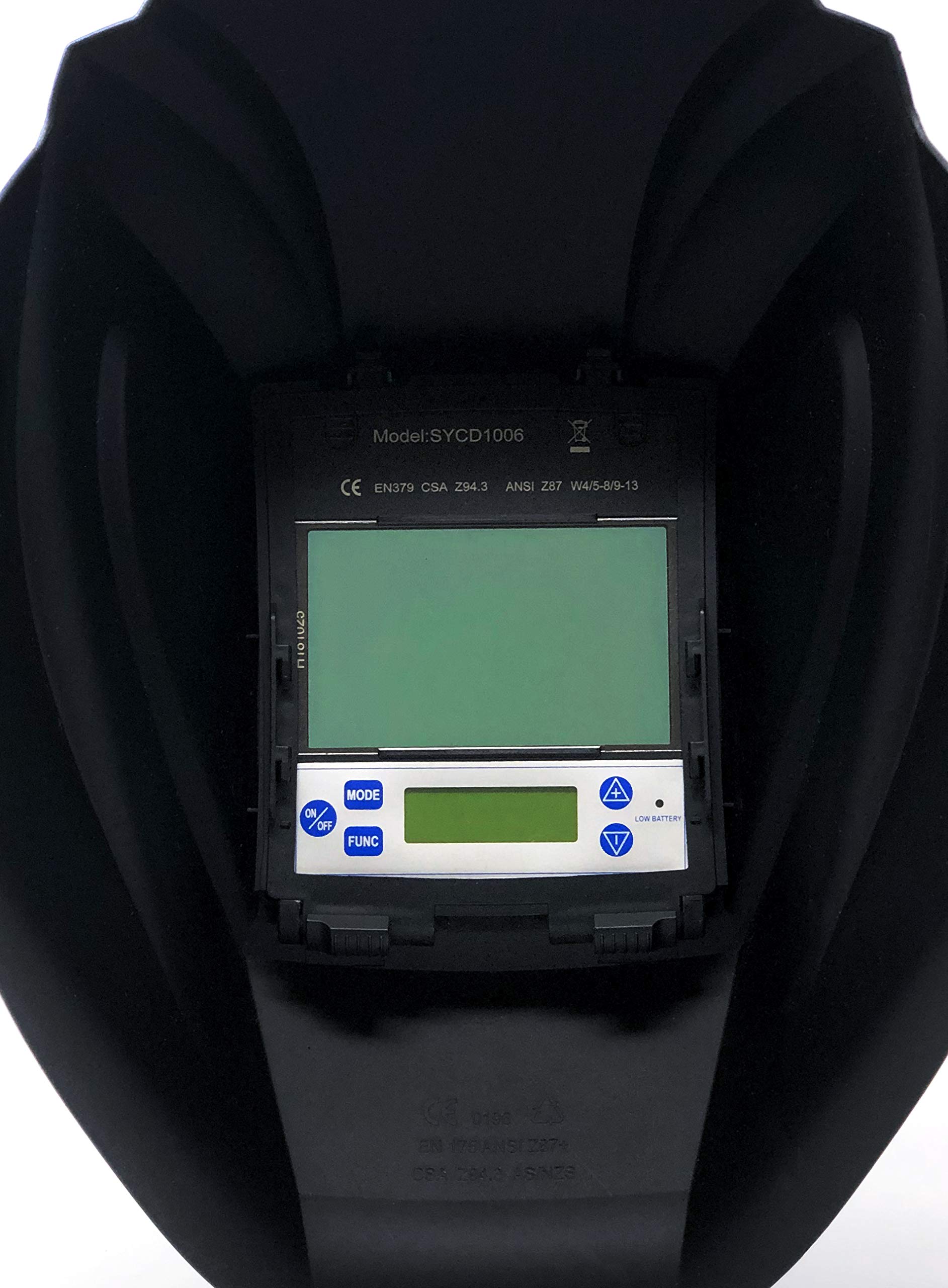 Iljin Display Auto-Darkening Welding Helmet Replacement Cartridge Lens, Solar and Battery, Cartridge 5.24 x 4.5 x 0.39