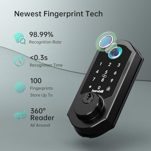 Hornbill Smart IC Cards, Smart Fobs Work with Smart Locks, Addable Smart Cards for TTLock Smart Locks, Keyless Entry Smart Cards for Door Lock 3pcs