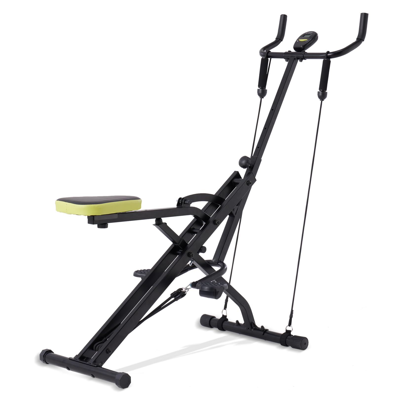 HUAGEED 3 in 1 Squat Machine for Home, Foldable Cardio Training Equipment, Squat Assist Glute Trainer for Leg Exercise & Butt Workout