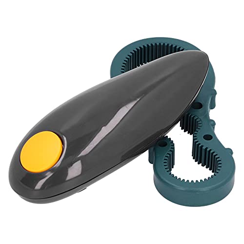 Horoper Can Opener, Black Automatic Can Opener, One Touch Electric Tin Bottle Opening Tool for Home Restaurant
