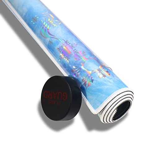 Teardrop The Rikka Queen YGO Foil Playmat Holographic Mat Gaming Competition Pad Mat for TCG CCG Trading Card Game Mat + Playmat Tube
