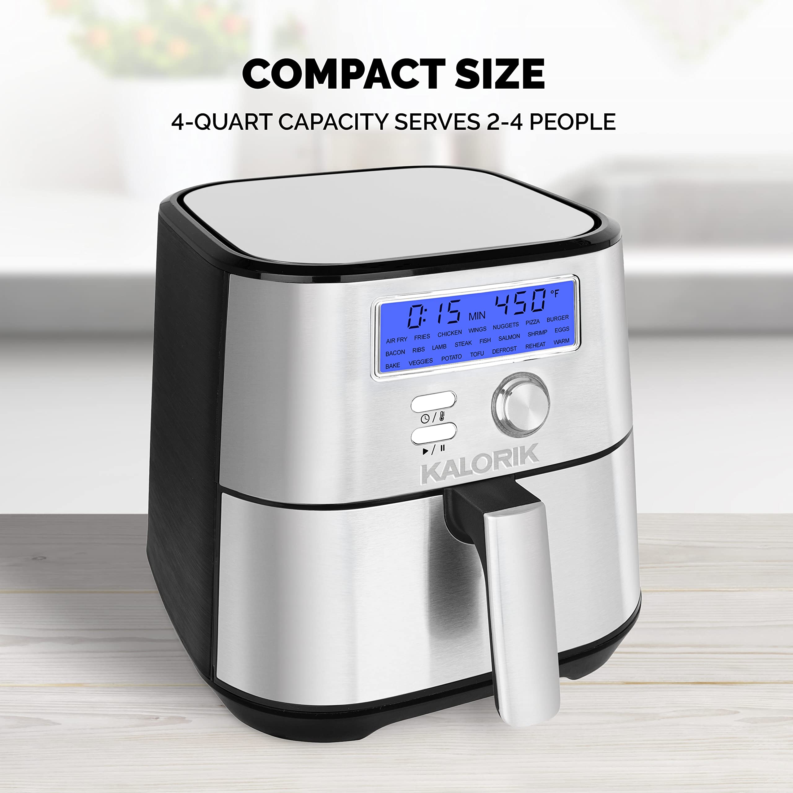 Kalorik MAXX Plus 4 Quart Digital Air Fryer