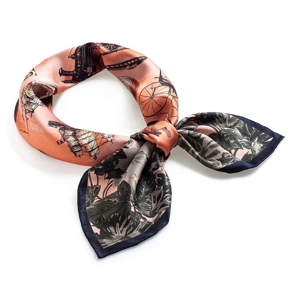 INAINI 100% Mulberry Silk Scarf for Women - Silk Wrap for Hair Sleeping - Large Silk Scarves with Gift Packed