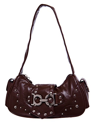 Handbags For All Silver Studded Classical Hobo women handbag Shoulder Handbag