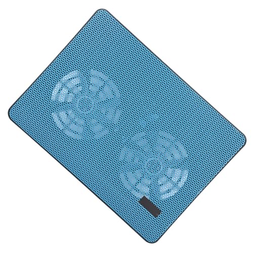 Jauarta Laptop Cooling Pad Laptop Cooler Dual Fan Low Noise Operation 1.5mm Hole Diameter Laptop Gaming Accessory for Within 17in