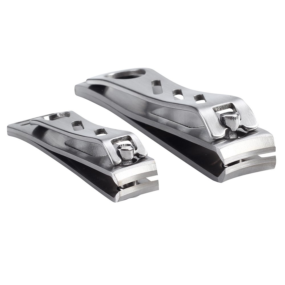 HQY Heavy-duty and Stainless Steel Nail Clipper Set - Fingernail and Toenail Clipper Set