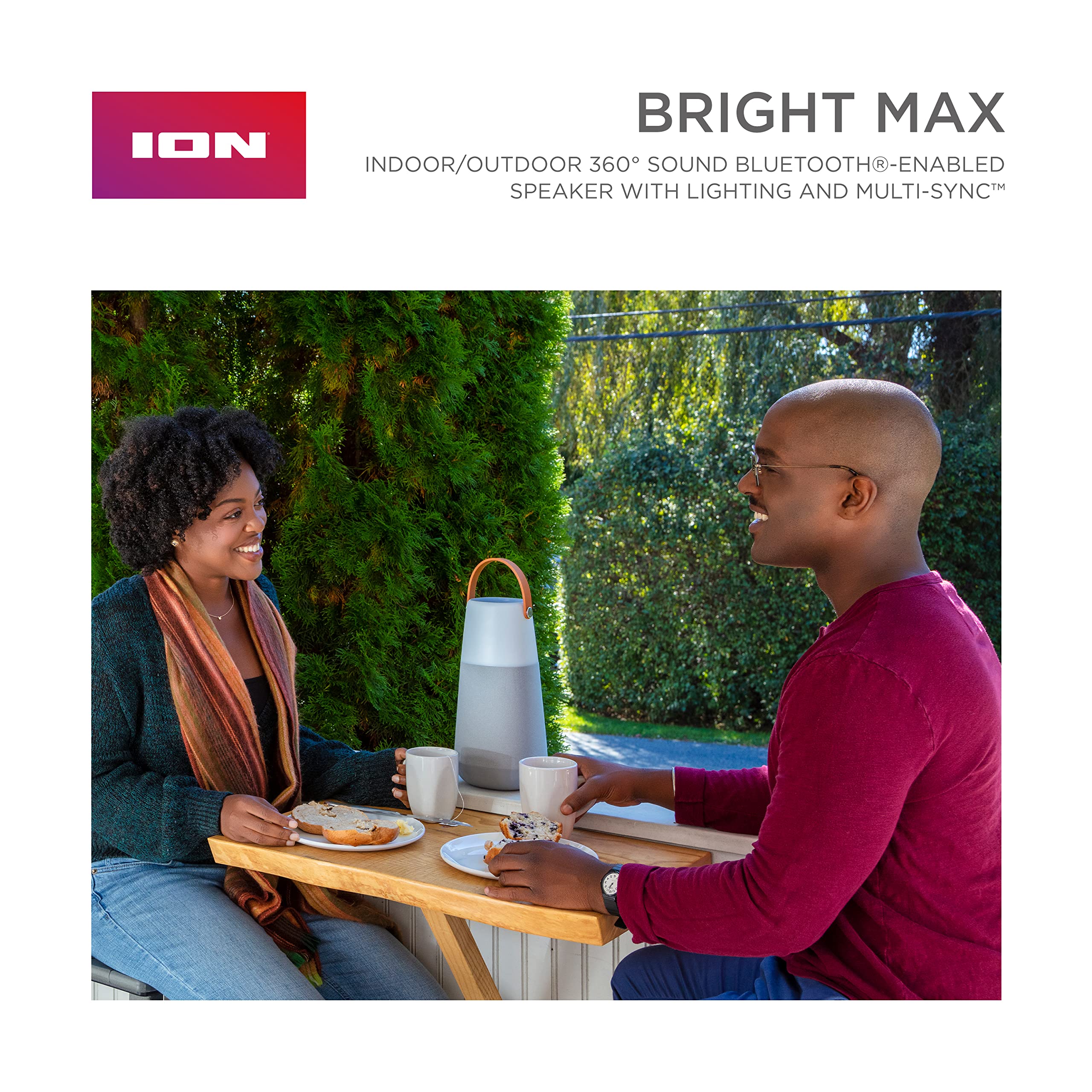 Ion Audio Bright Max Indoor/Outdoor 360 Degree Bluetooth Speaker