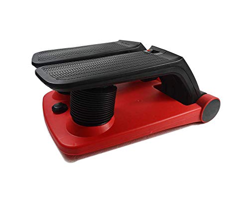 INTBUYING Twist Stepper with Resistance Bands, Home Mini Air Stair Stepper Fitness Exercise Machine for Men & Women
