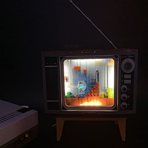 LED Lighting kit, LED for Lego NES Entertainment System 71374. MOC Block Accessories, Awesome Visual. (Just LED, Not LEGOBricks)