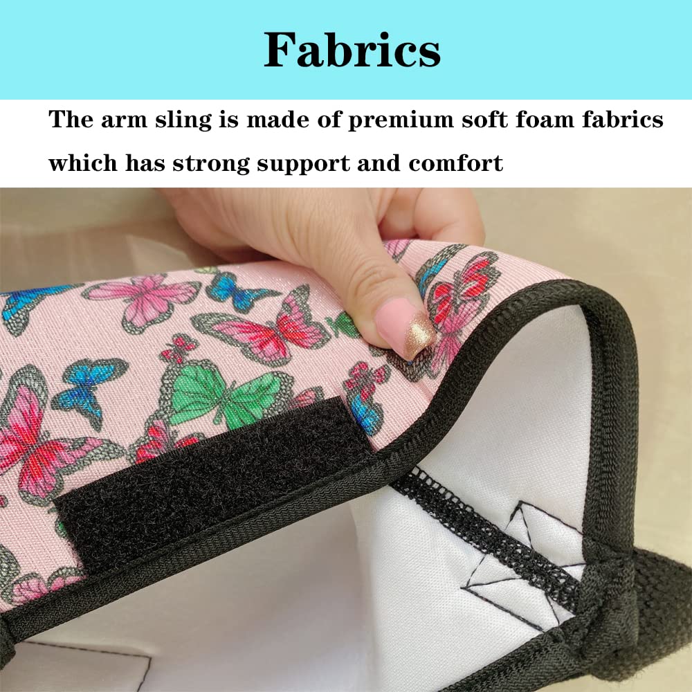Ledhlth Soft Foam Arm Sling Butterfly for Shoulder Men Women Arm Support Brace for Broken Collarbone Shoulder Immobilizer for Shoulder Injury
