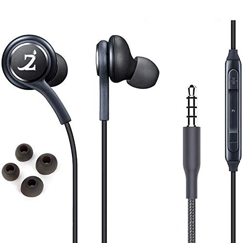 Works By ZamZam PRO Stereo Headphones Compatible with Xiaomi Mi Pad 2 with Hands-Free Built-in Microphone Buttons + Crisp Digital Titanium Clear Audio! (3.5mm, 1/8 inch)