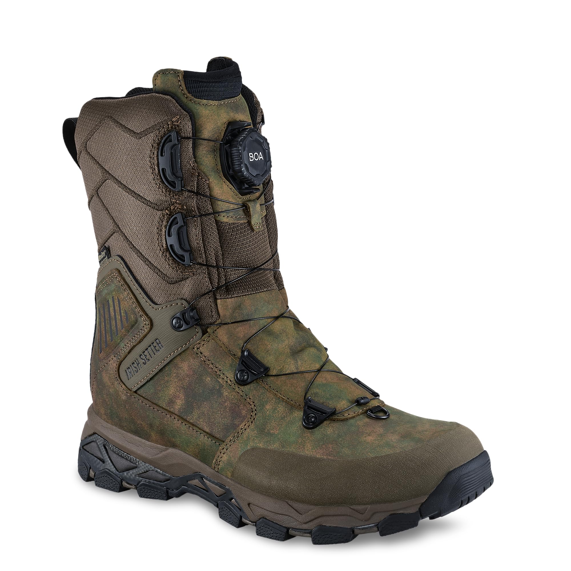 Irish Setter, Pinnacle, Men’s, 11", BOA, Waterproof, Hunting Boot, Earth Field Camo, 11.5 D (Medium)