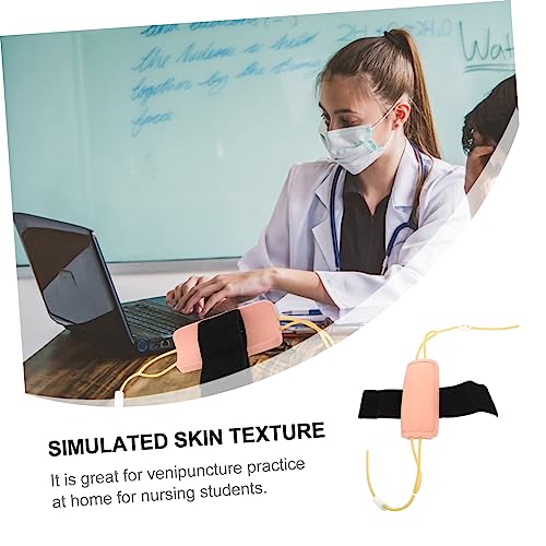 ULTECHNOVO Skin Model Mannequin Maniquin Venipuncture Practice Pad Wearable Iv Practice Trainer Kit Venipuncture Injection Model Injection Training Pad Injection Practice Model Artificial