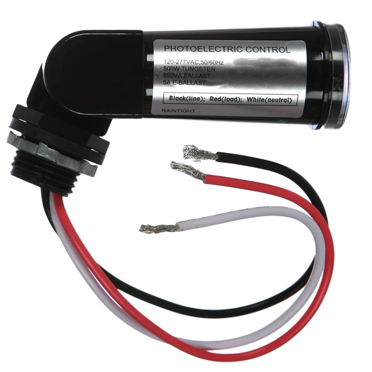 Hawk Lighting LED Swivel Mount Photo Control 120-277V Dusk to Dawn Photo Sensor, Photocell for Wall Packs